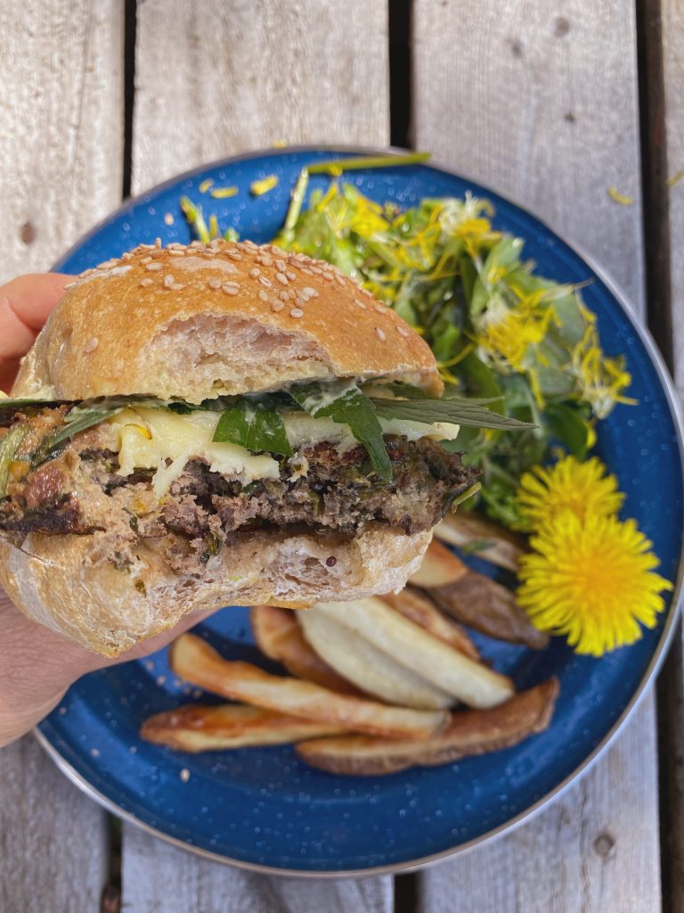 Delectable Dandelion Hamburger Recipe - Homestead Culture